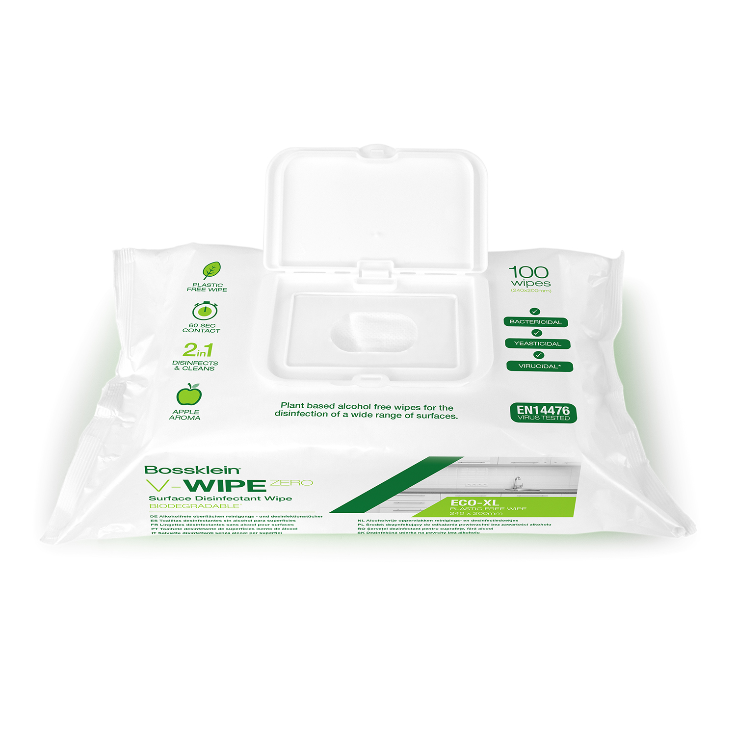 V-WIPE ZERO ECO-XL Wipes - Topdental Infection Control Products