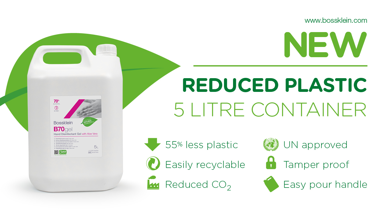 New Reduced Plastic 5L Container - Topdental Infection Control Products